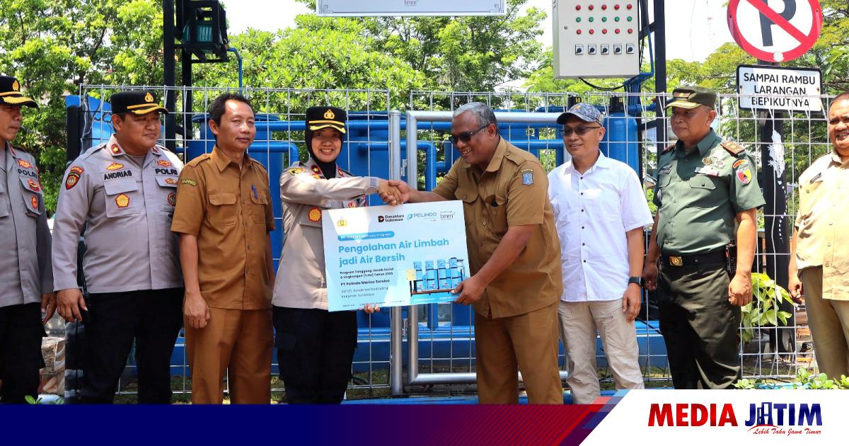 Pelindo Marine Service Bersama Polres Tanjung Perak Surabaya Bangun Pengelolaan Air Limbah ...
